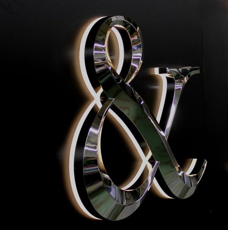 Laser Cut Sign Outdoor Business Sign Custom Backlit Sign Backlit ...