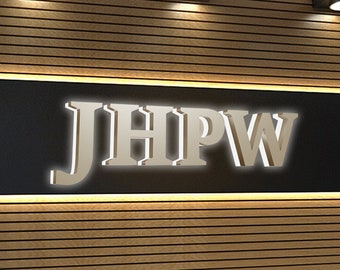 Laser Cut Sign Outdoor Business Sign Custom Backlit Sign Backlit ...