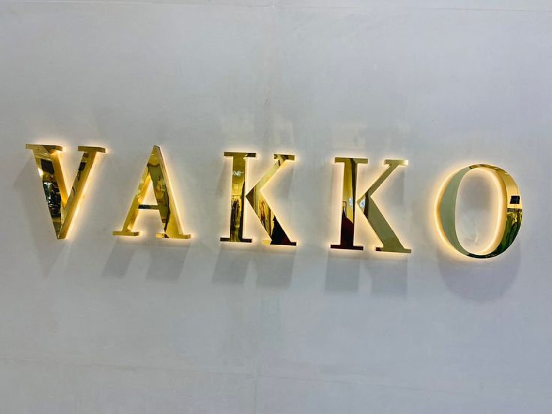 Laser Cut Sign Outdoor Business Sign Custom Backlit Sign Backlit ...