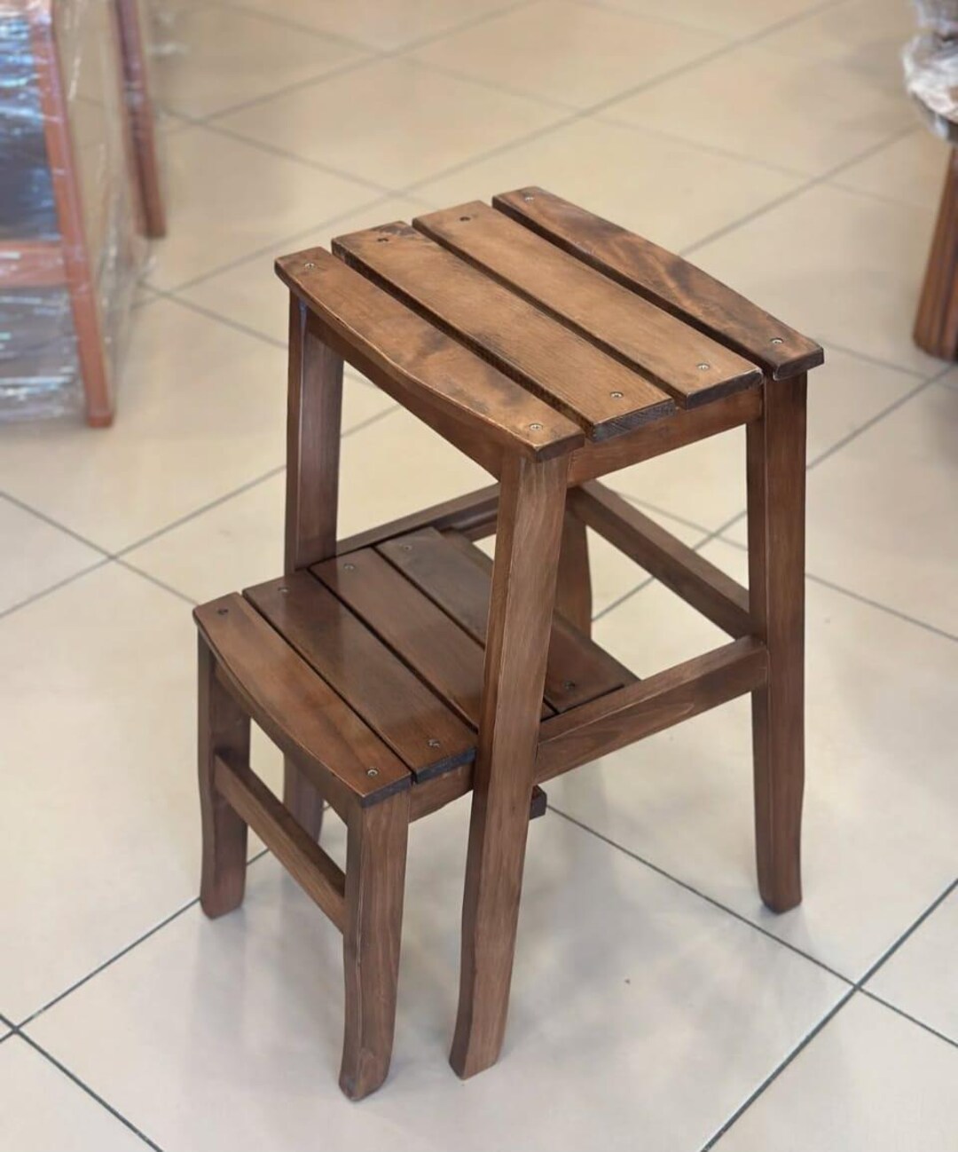 Kitchen Ladder, Step Kitchen Stool, Decorative Ladder, Wooden Step ...