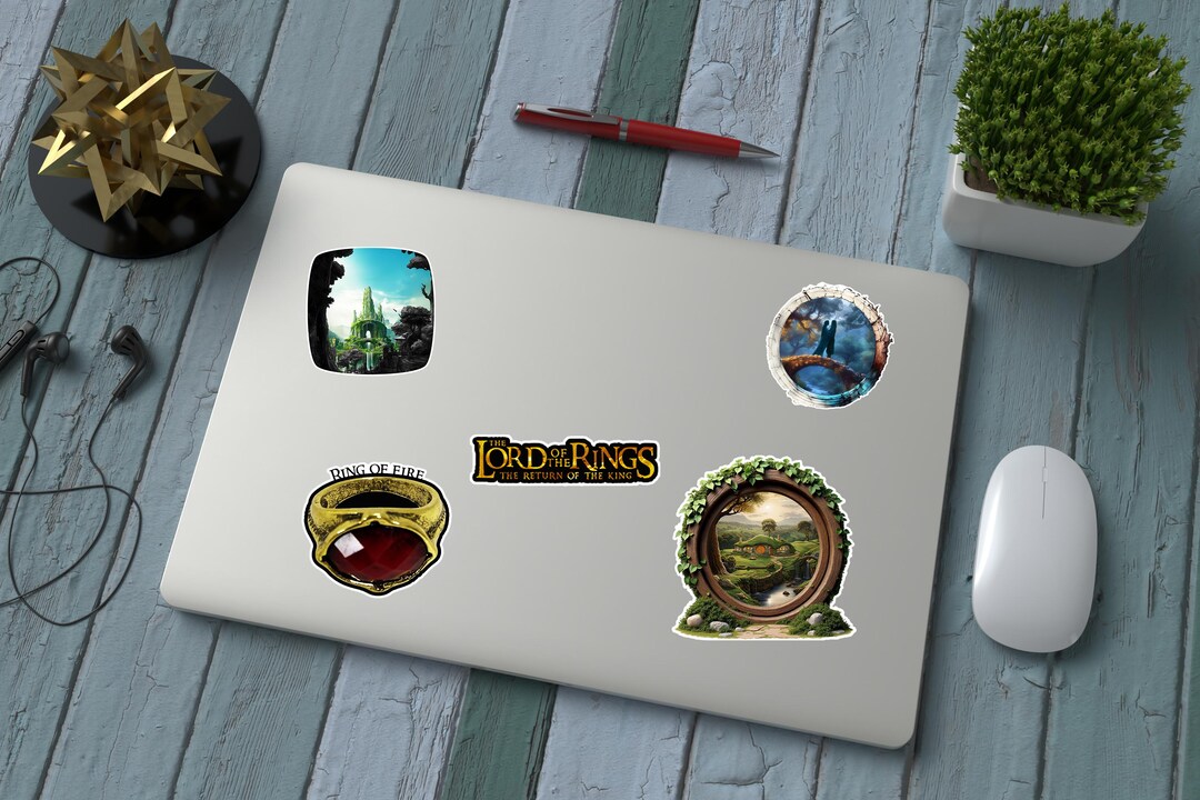 LOTR Sticker Pack | 5-pack | Assorted Vinyl Stickers | Kiss-cut - Etsy