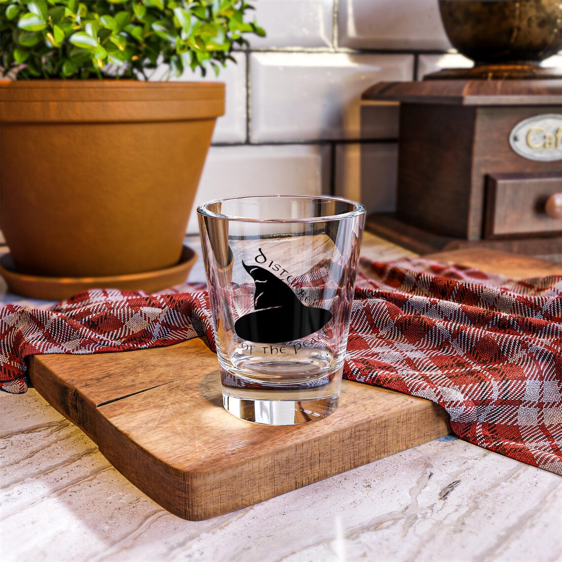 Wizard Hat Shot Glass | Disturber of the Peace | Engraved Fantasy ...