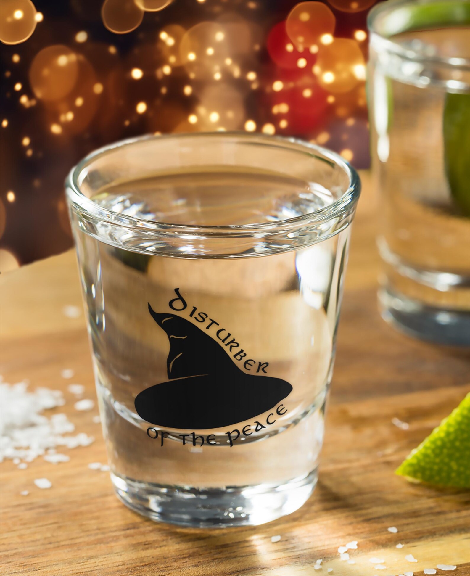 Wizard Hat Shot Glass | Disturber of the Peace | Engraved Fantasy ...
