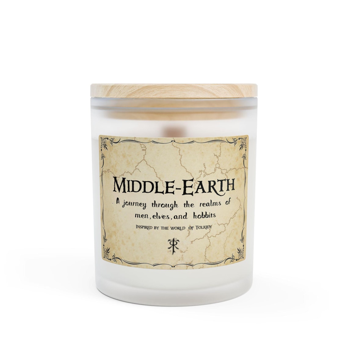 Middle Earth Candle | Tolkien Inspired Decor | Gift for Fantasy Lovers ...