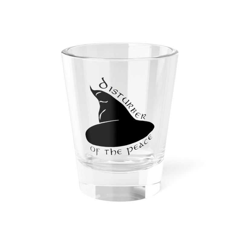 Wizard Hat Shot Glass | Disturber of the Peace | Engraved Fantasy ...