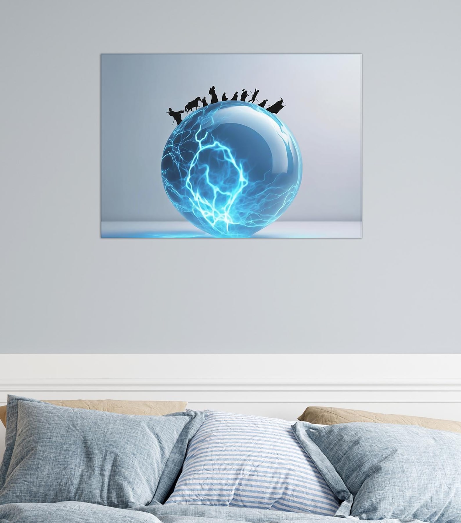 Mystical Crystal Sphere Poster | Fellowship Journey Fantasy Print ...