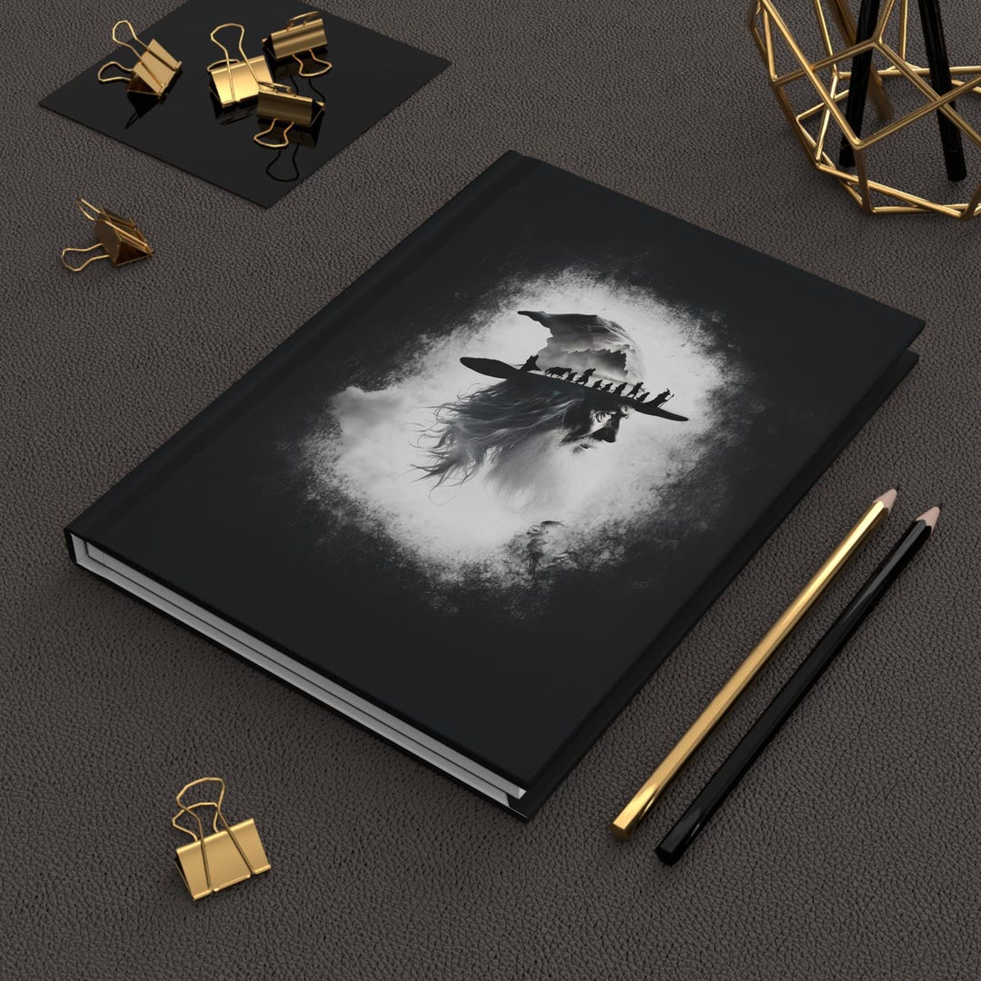 Tolkien Style Hardcover Journal | Fellowship Inspired | LOTR Gift - Etsy