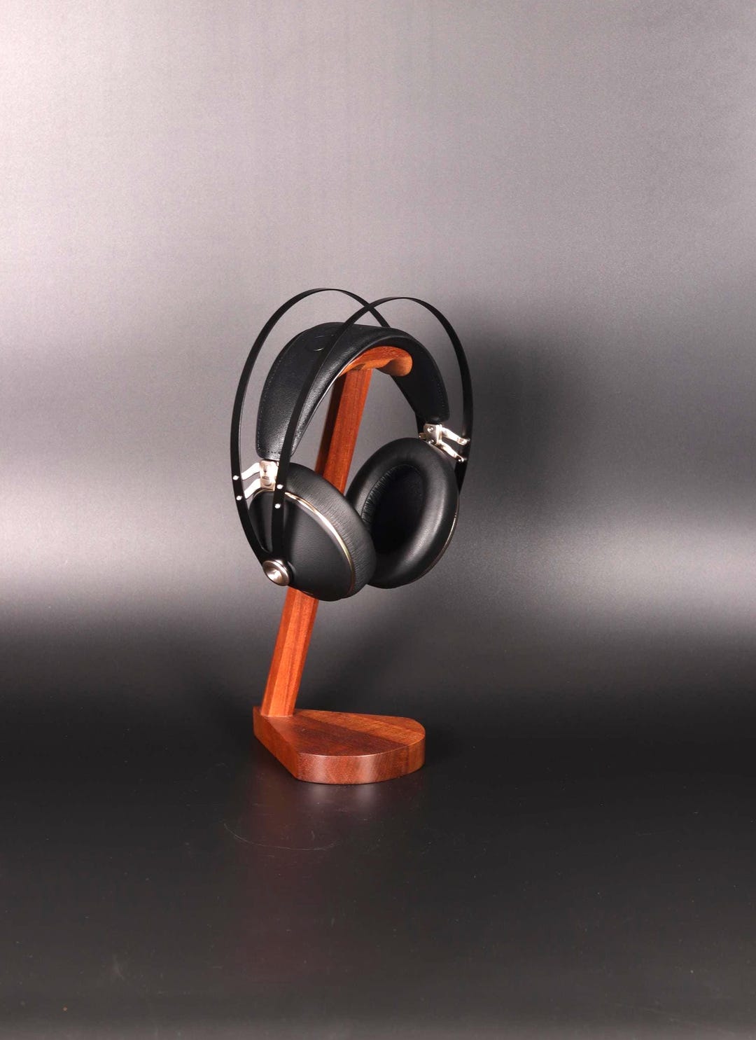 Handmade Exotic Wood Headphone Stand: Unique Headset Display - Etsy