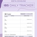 IBS Tracker, IBS Daily Log, Symptom Tracker, Irritable Bowel Syndrome ...
