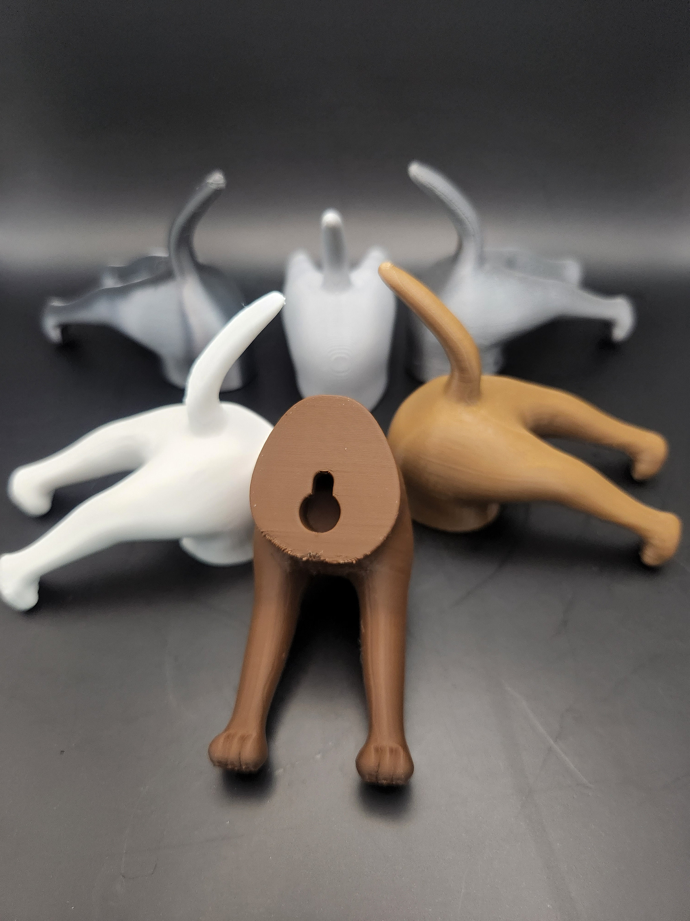 Dog Leash Hook Dog Butt Hanger Wall Mount Hook Dog Tail Leash Hanger ...