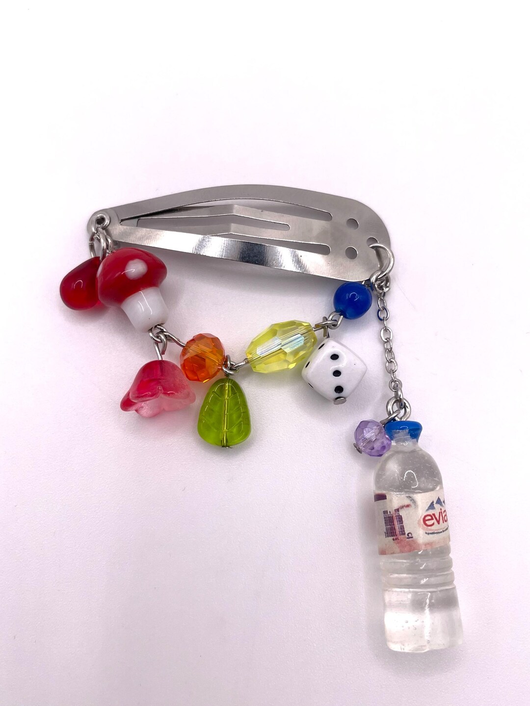 Decora Hair Clip: Rainbow I Spy Charm, Weirdcore Accessory - Etsy