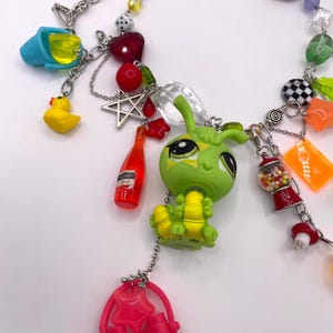 Littlest Pet Shop Gen 7centipede Necklace Found Objects Rainbow Core ...