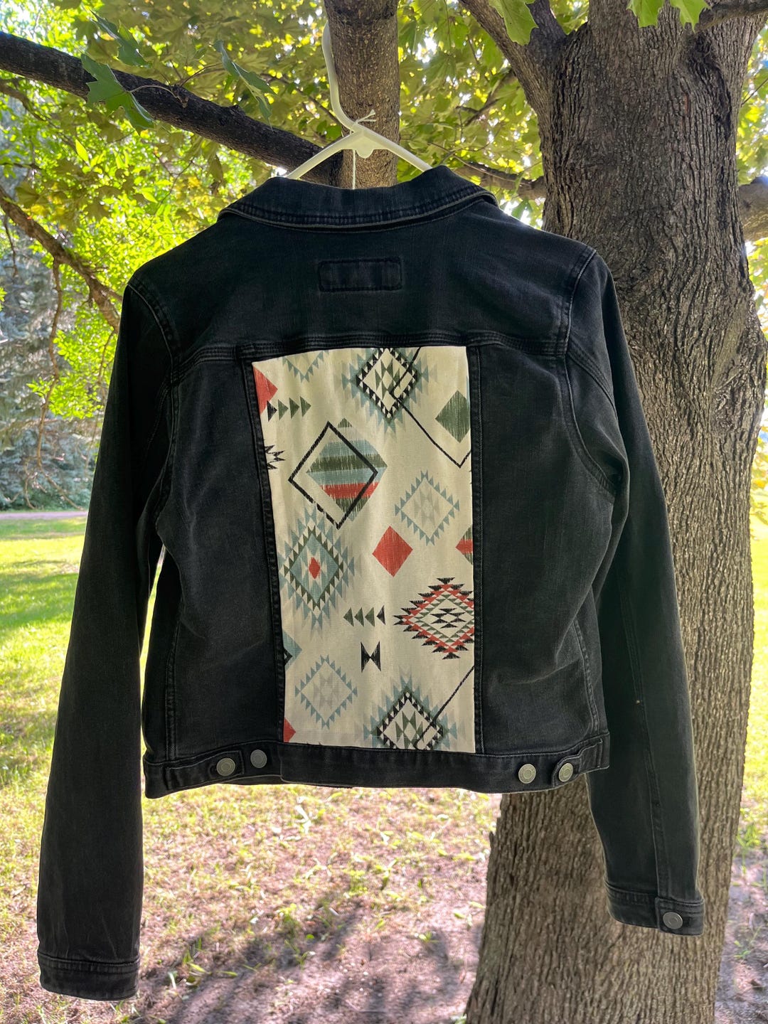 Western Denim Jacket, Upcycled Denim Jacket, Jean Jacket, Rodeo Jacket ...