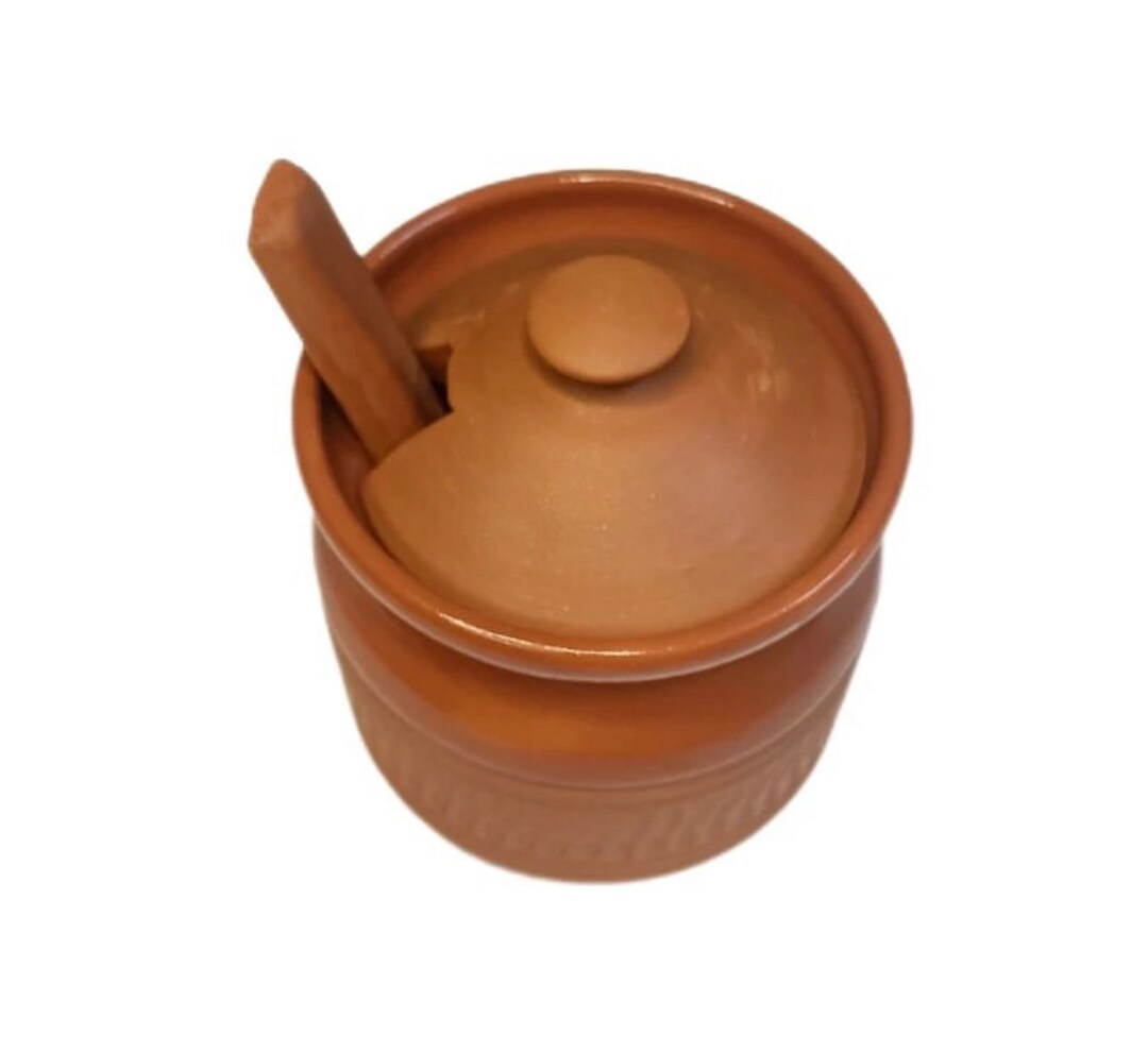 Handmade Terracotta Salt Pot - Etsy