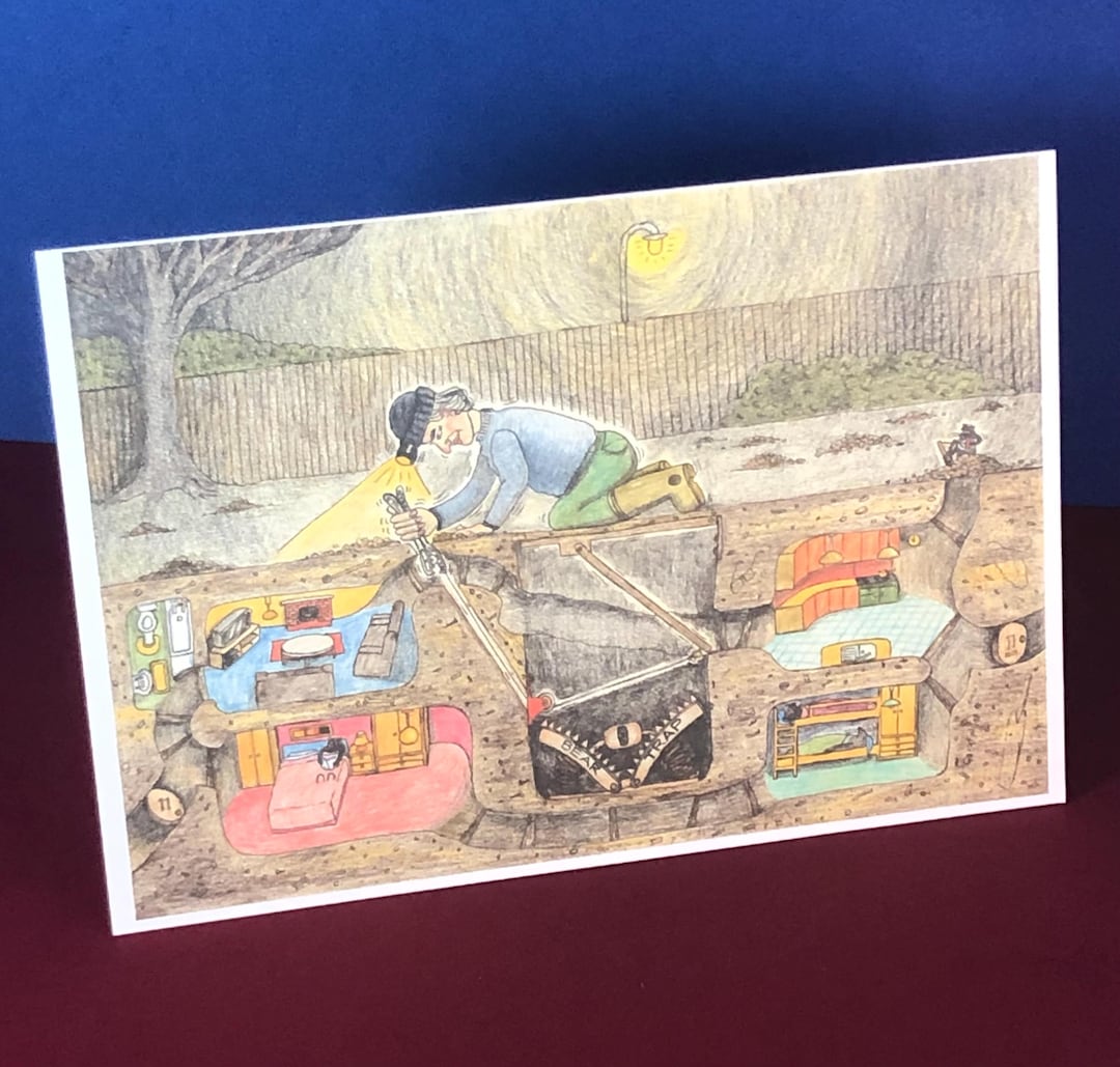 Legs 11 Mole Card at Night Moles in Underground House Mole Trap in the ...