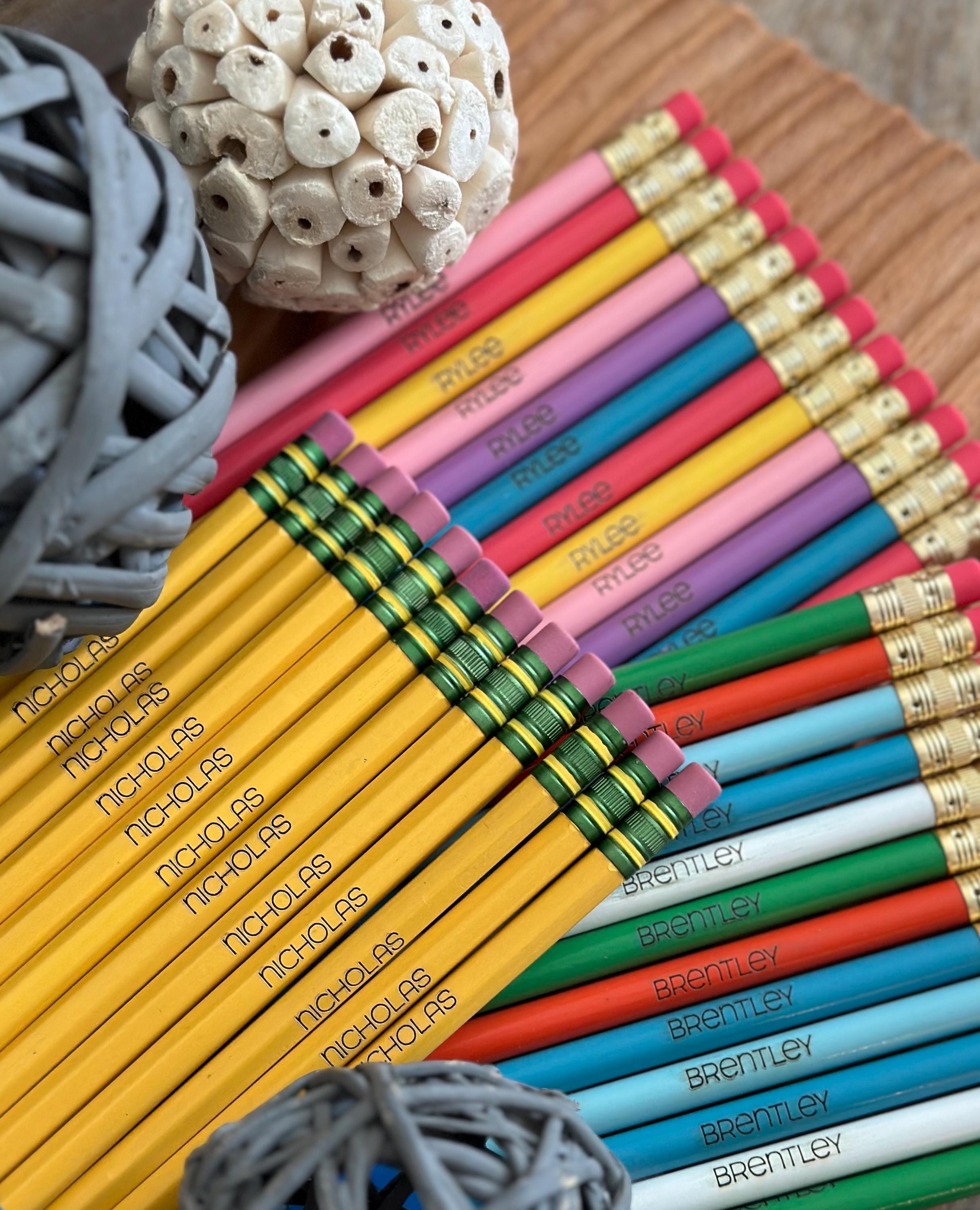 Personalized Pencil Set/custom Pencils/teacher Appreciation/back to ...