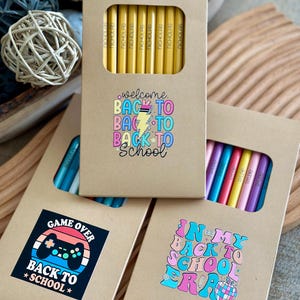 Personalized Pencil Set/custom Pencils/teacher Appreciation/back to ...