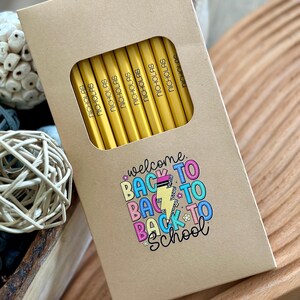 Personalized Pencil Set/custom Pencils/teacher Appreciation/back to ...