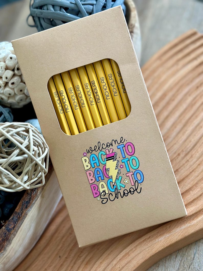 Personalized Pencil Set/custom Pencils/teacher Appreciation/back to ...