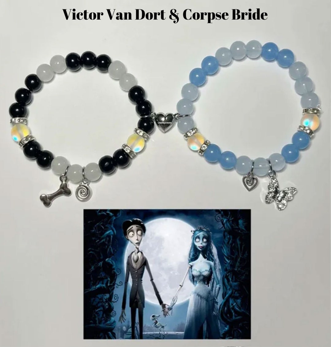 Victor Van Dort Corpse Bride Matching Stretch Bracelet Set - Etsy Australia
