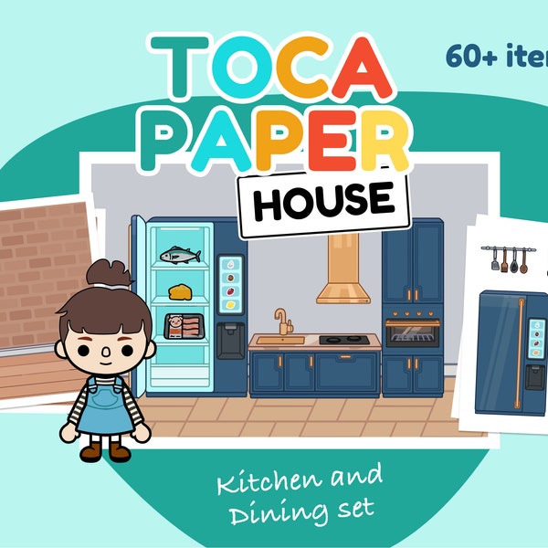 Toca Boca Paper House - Etsy