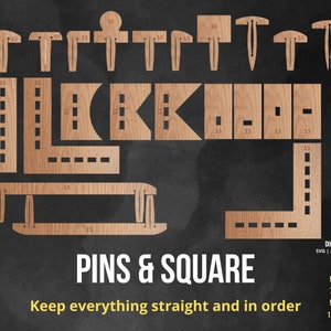 Laser Cut Honeycomb Bed Pins, SVG Files, Anti-flashback, Laser Cutting ...