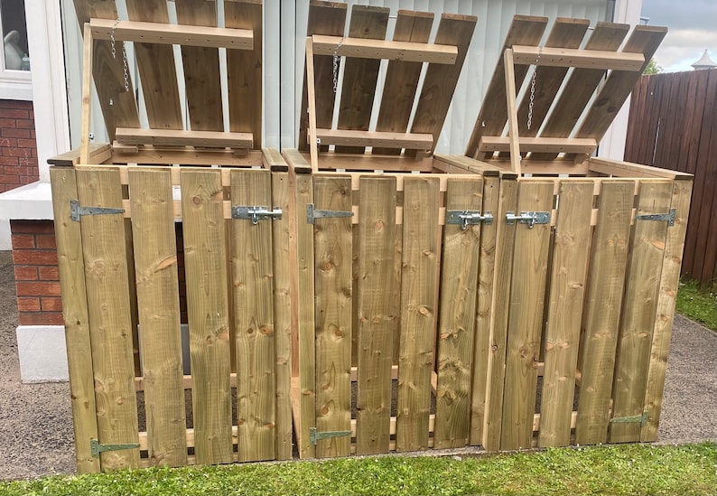 Wheelie Bin Storage - Etsy UK
