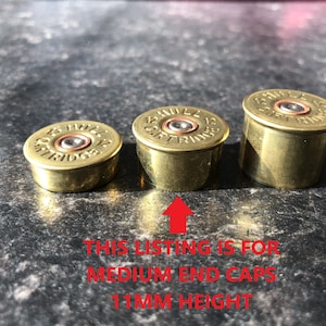 20 X Hull Spent Empty Cartridge Shell End Caps Brass Medium - Etsy