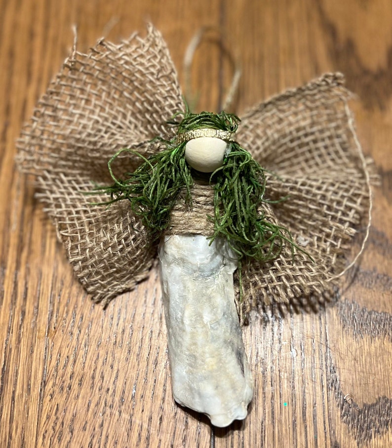 Oyster Shell Angel Ornament - Etsy
