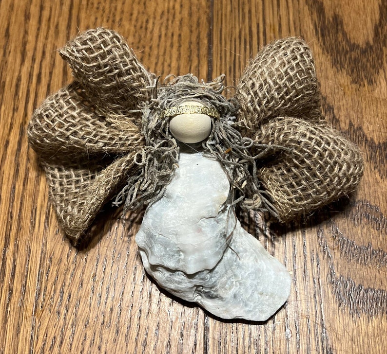 Oyster Shell Angel Magnet - Etsy