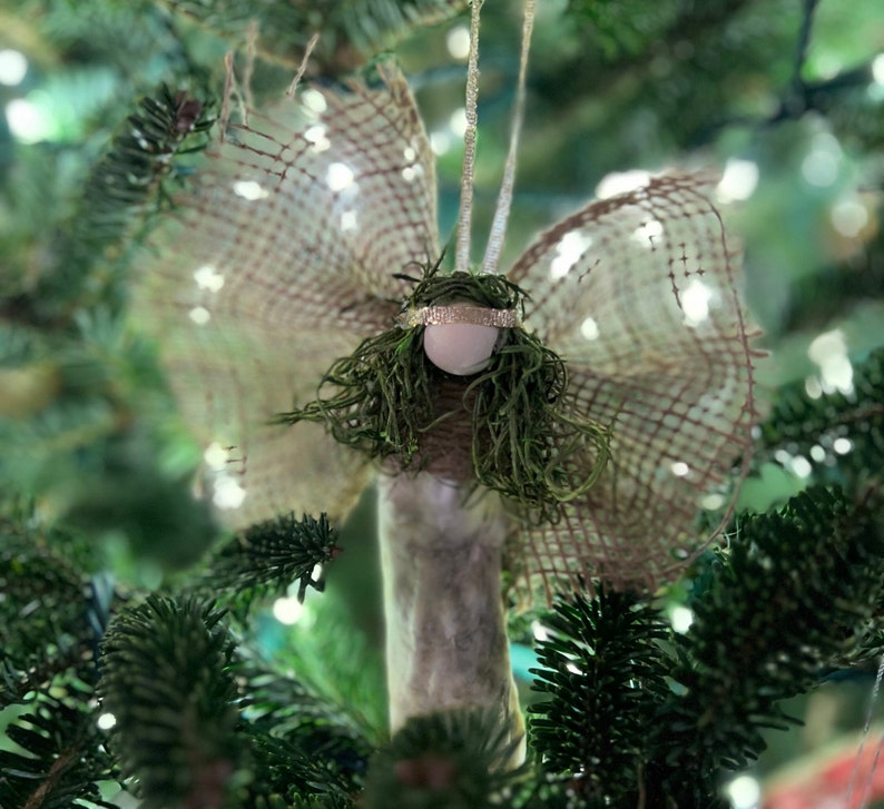 Oyster Shell Angel Ornament - Etsy