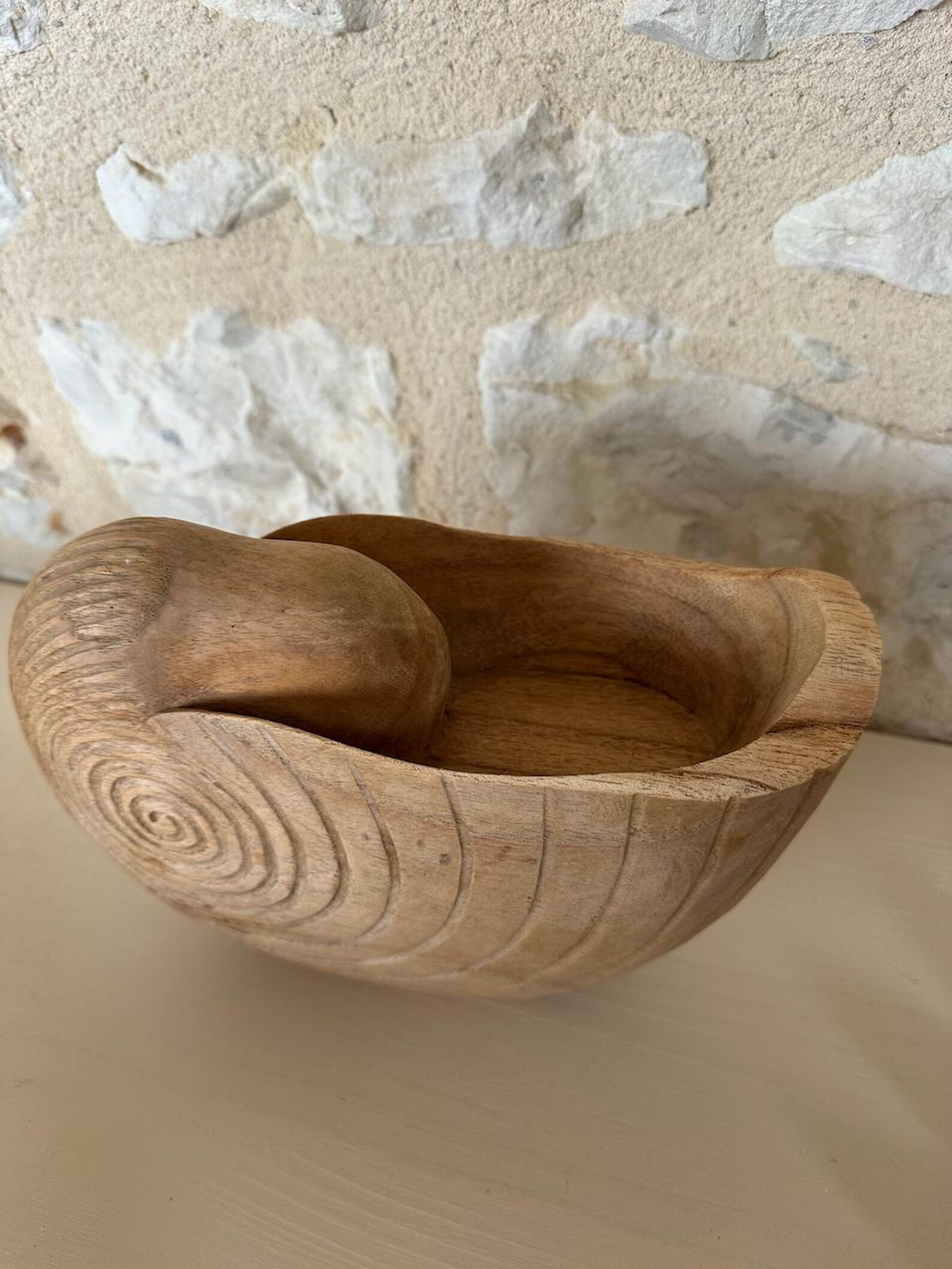 Hand Carved Wooden Sea Shells - Etsy