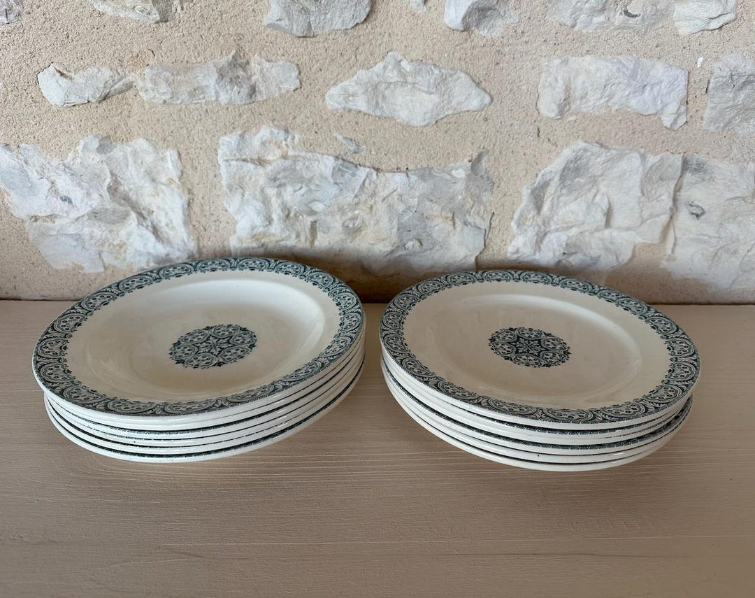 Terre De Fer Dinner Plates & Soup Bowls - Etsy