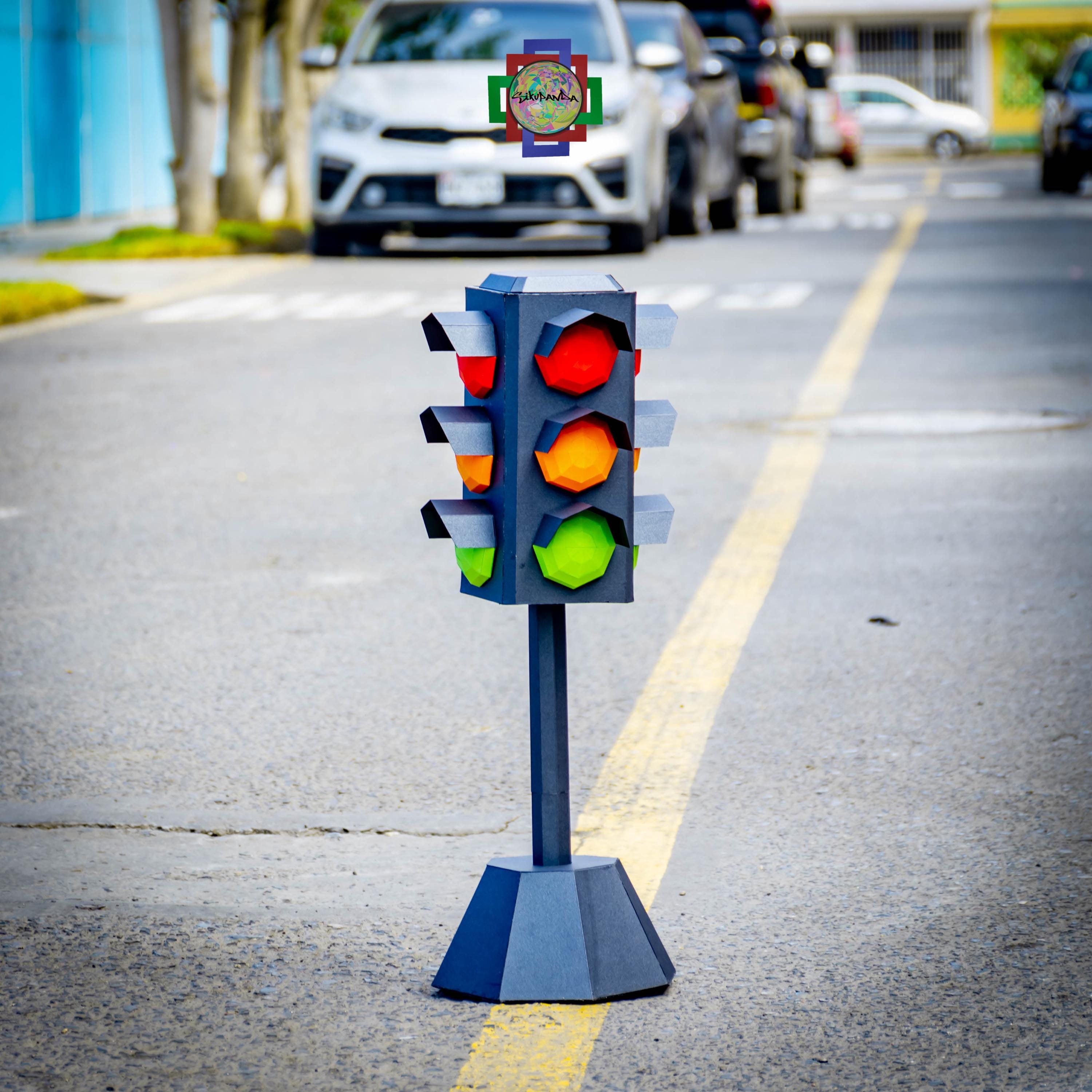 TRAFFIC LIGHT - PAPERCRAFT - Etsy