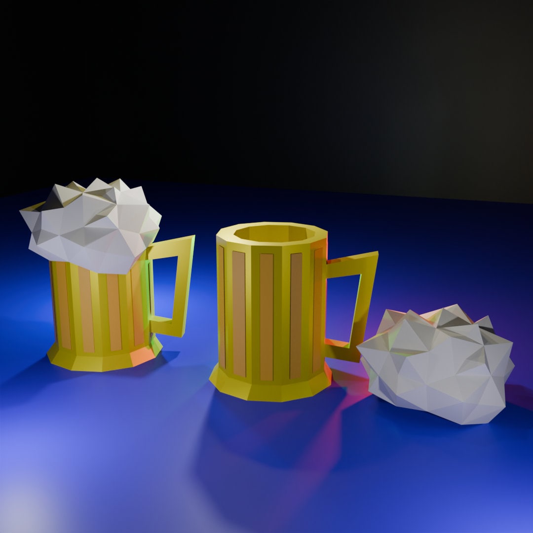 BEER BOX - PAPERCRAFT - Etsy