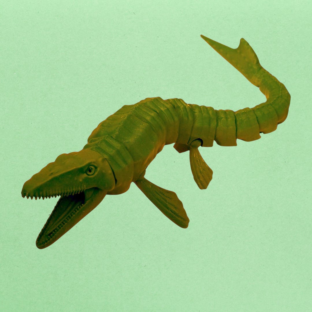 Mosasaurus New Version - Ocean Beast - Etsy