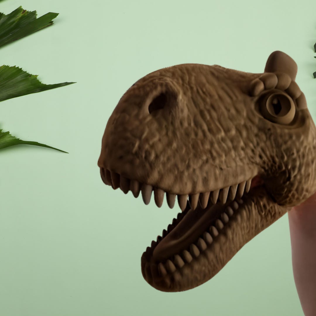 Carnotaurus Hand Puppet Toy - Etsy