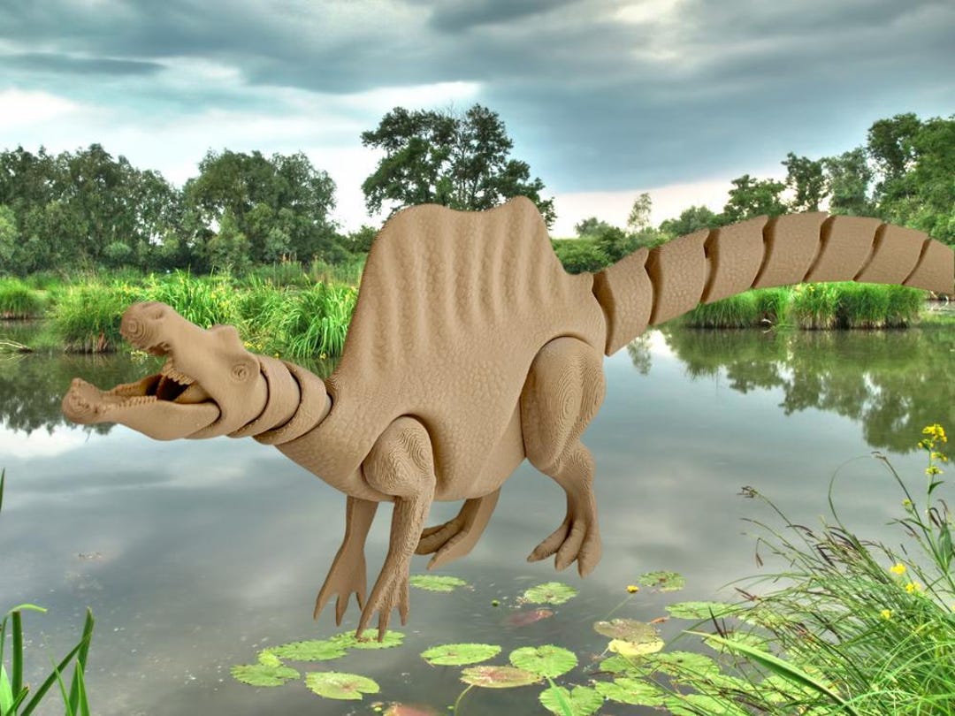 Spinosaurus Flexible Toy - Etsy