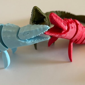 Mosasaurus Flexible Toy - Etsy