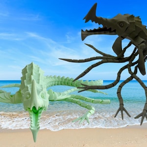 Brickleback - the Sea Beast; Flexible Toy, - Etsy