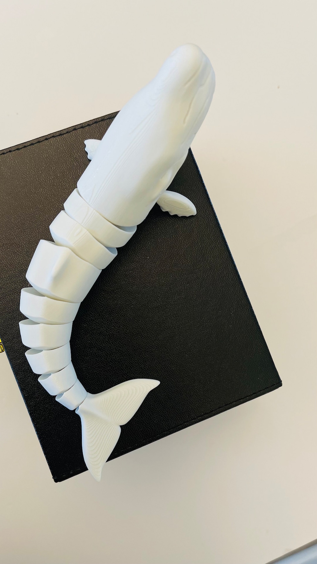 Moby Dick Flexible Toy, Fidget Toy, White Whale, Classic Sea Monster - Etsy