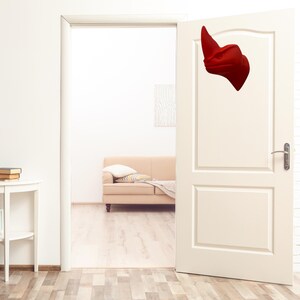 Red Bluster 3d-printed Wall Hook – Bold & Functional Home Décor - Etsy