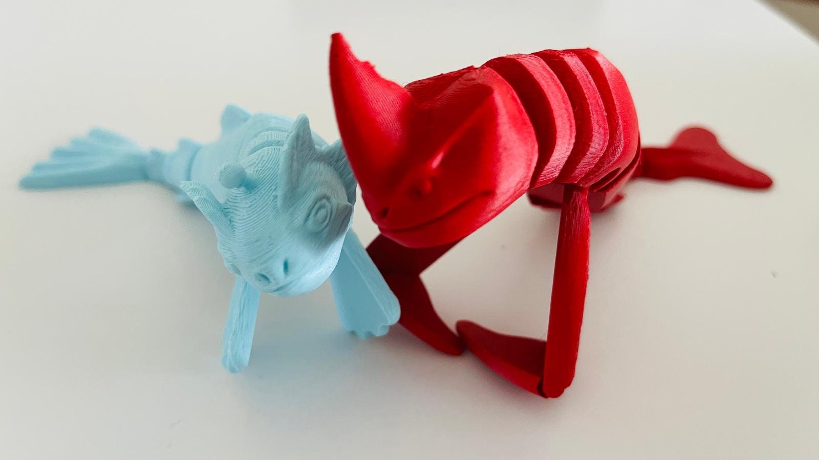 Sea Monsters From the Sea, the Red Bluster and Blue Monster Package - Etsy