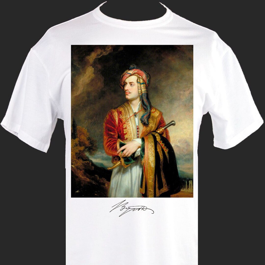 Lord Byron T-shirt. Legendary, Romantic Poet. - Etsy