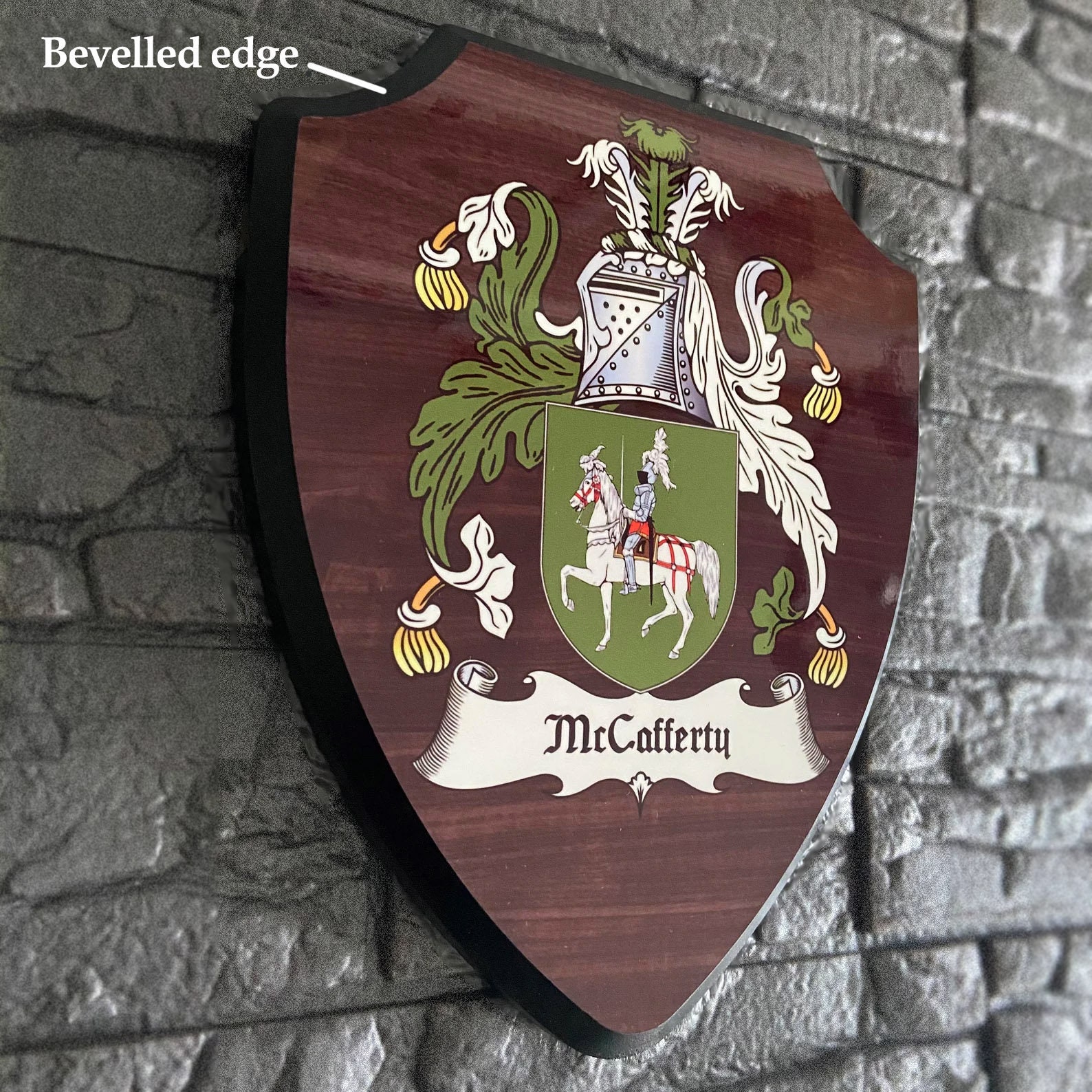 Luxury, Family Coat of Arms Shield, Wall Plaque. My/your Personal ...