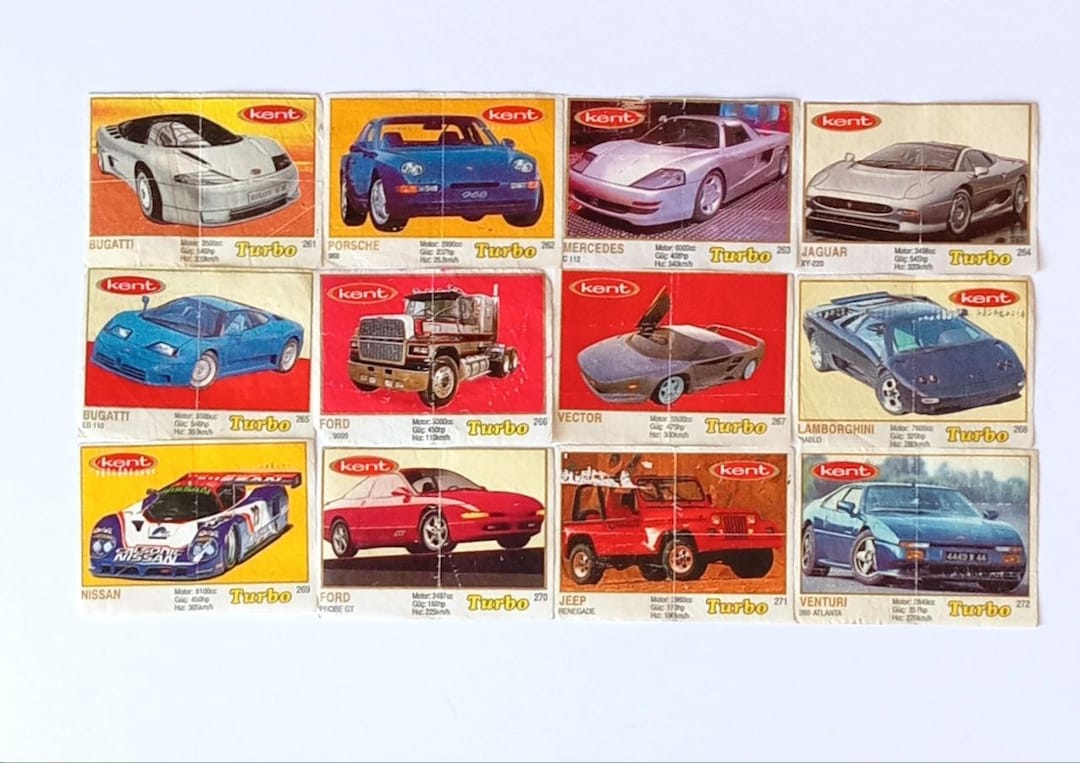 66 Turbo Kent Gum Wrappers - Etsy