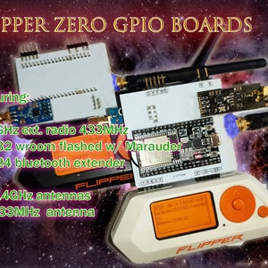 Flipper Zero GPIO Board W/ ESP32 CC1101 NRF24 3 Antennas 3 - Etsy