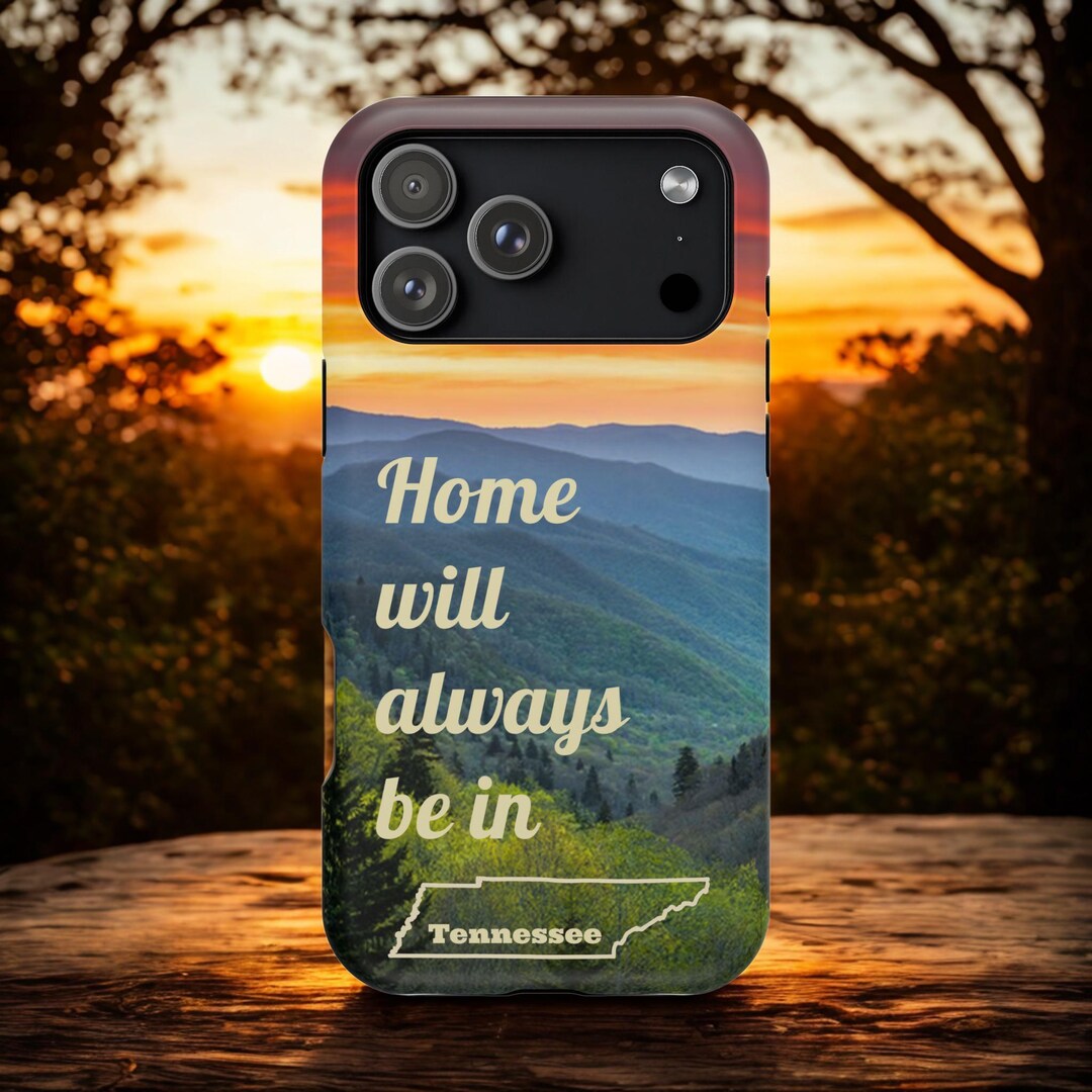 Tennessee Mountain Sunset Phone Case | Home Will Always Be in Tennessee ...