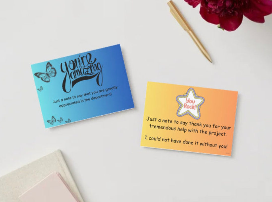 Workplace Greeting Cards for Co-workers - Etsy