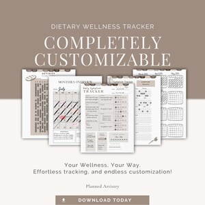 Dietary Wellness Planner | IBS/IBD Tracker | Chronic Illness Symptom ...